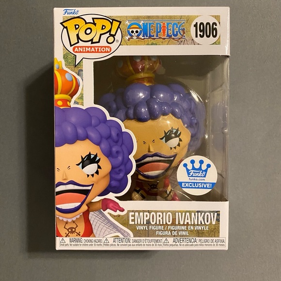Funko | Accessories | Funko Pop One Piece Emporio Ivankov With Purple ...